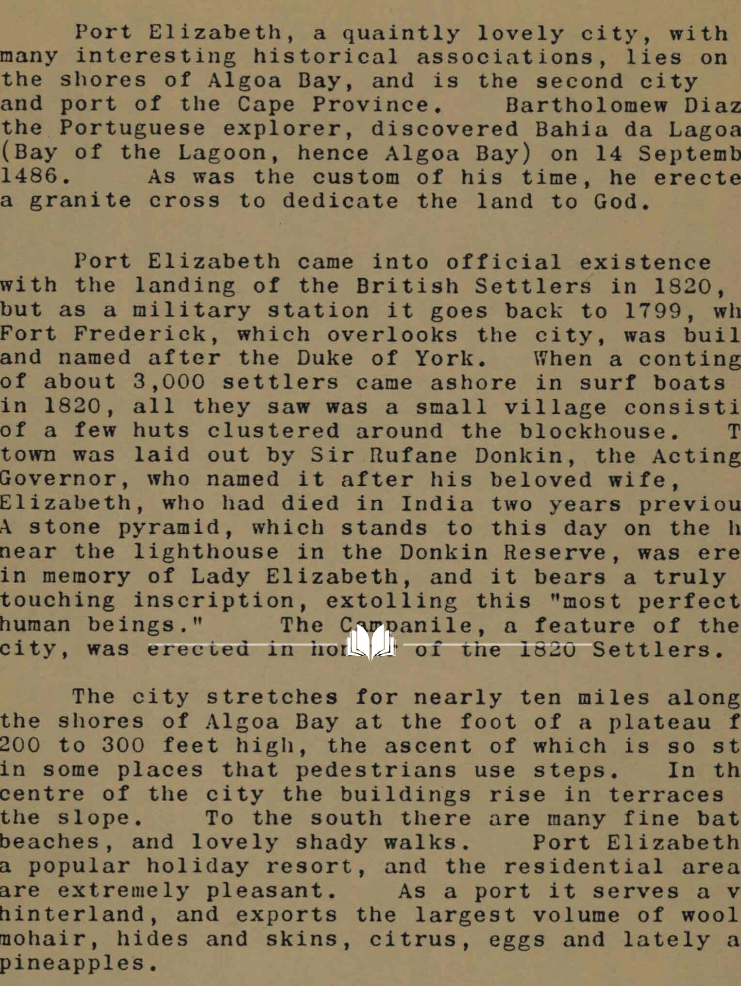 Letter - South African History